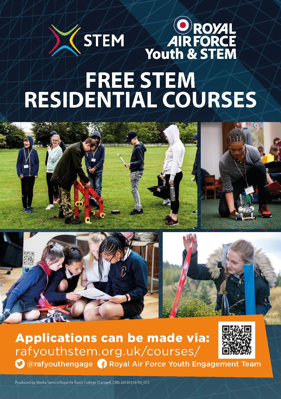 Free STEM Residential Courses - RAF Youth & STEM - TA Education